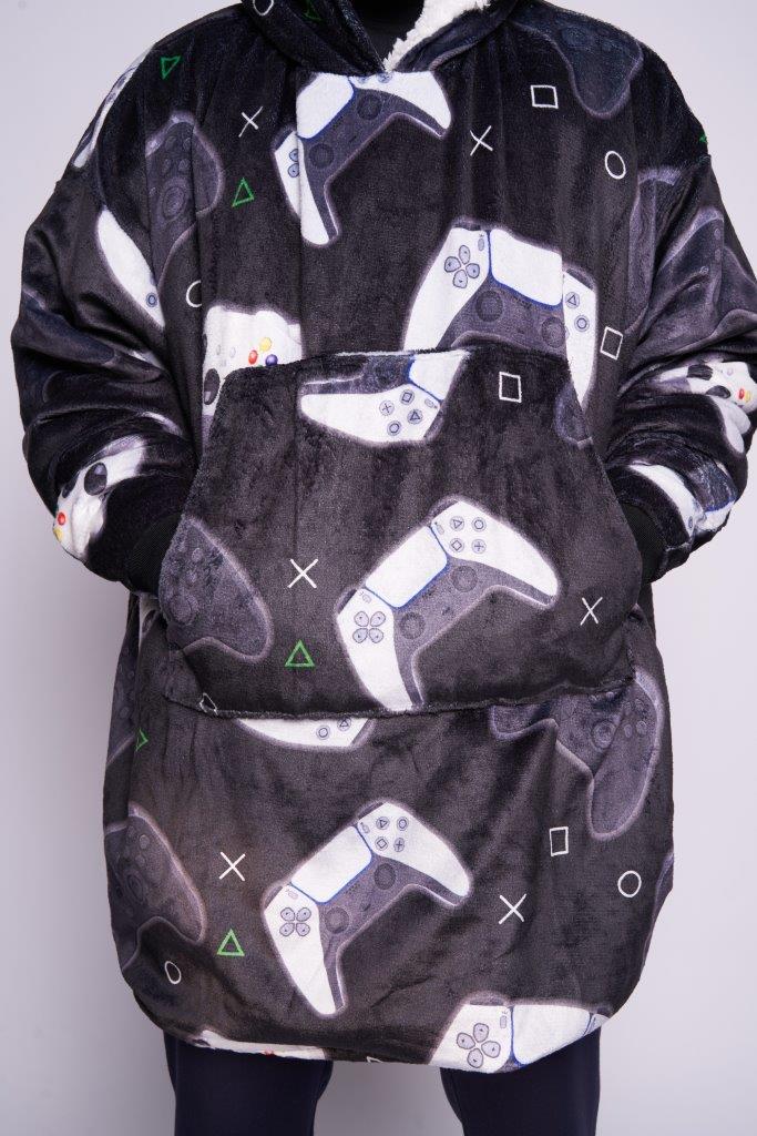 Gamer Printed Hoodie Black | HUG&SNUG – TheHugSnugStore