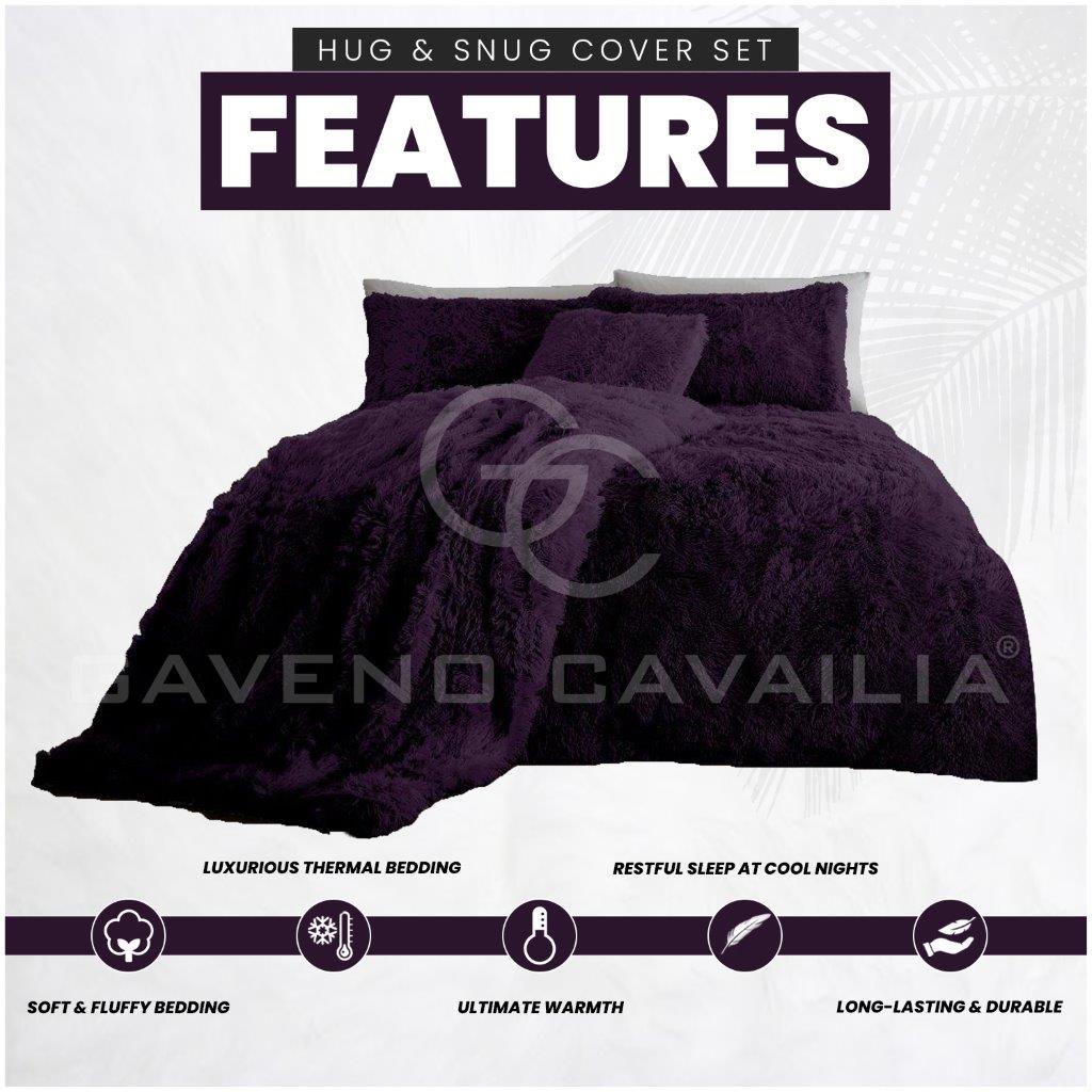 Luxury Hug & Snug Duvet Cover Set Purple | HUG&SNUG – TheHugSnugStore