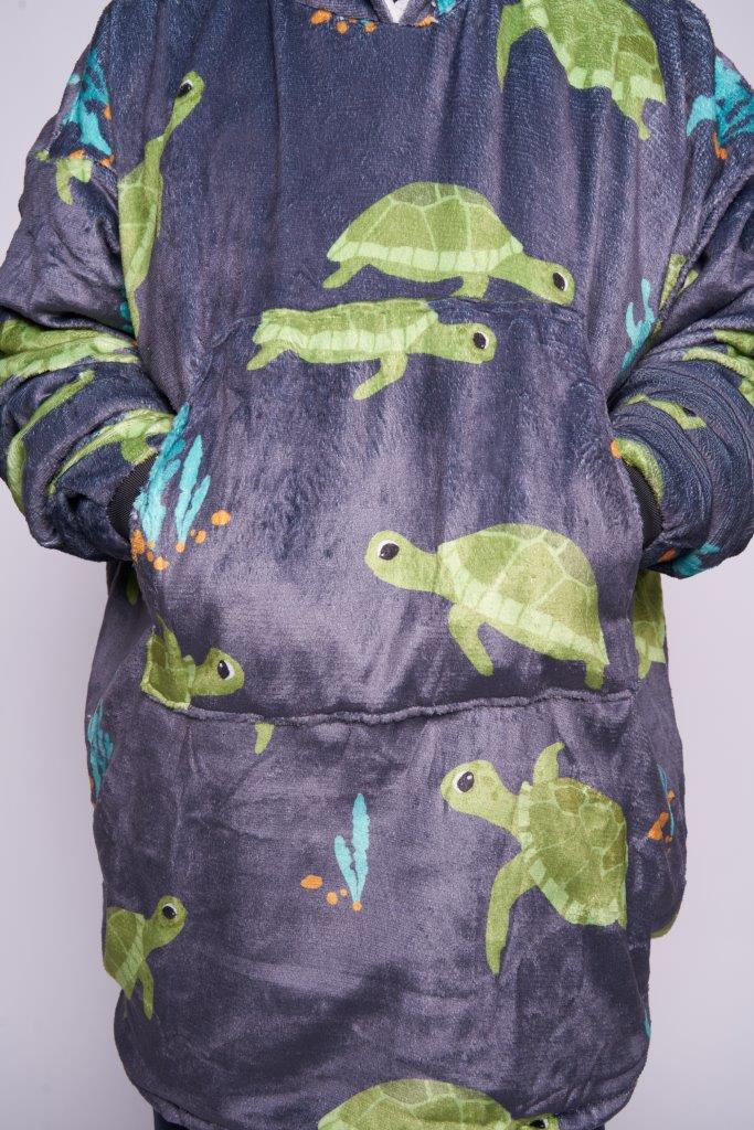 Turtle Printed Hoodie | THE HUG&SNUG – TheHugSnugStore